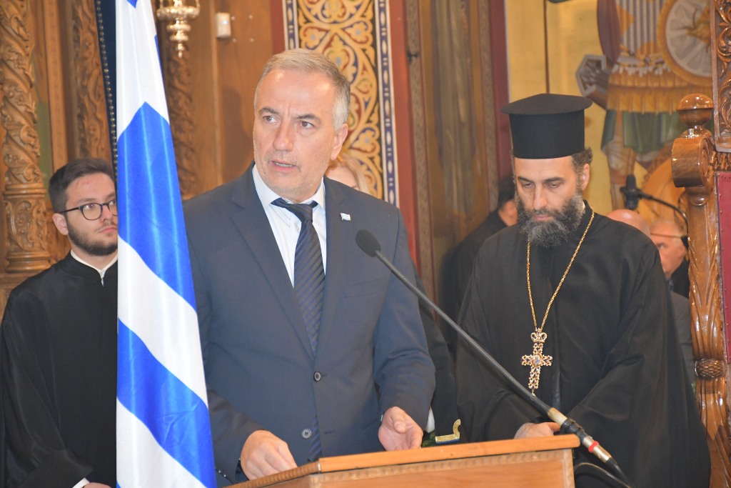 Χαιρετισμός του Υφυπουργού Εσωτερικών (Μακεδονίας – Θράκης) κ. Σταύρου ...