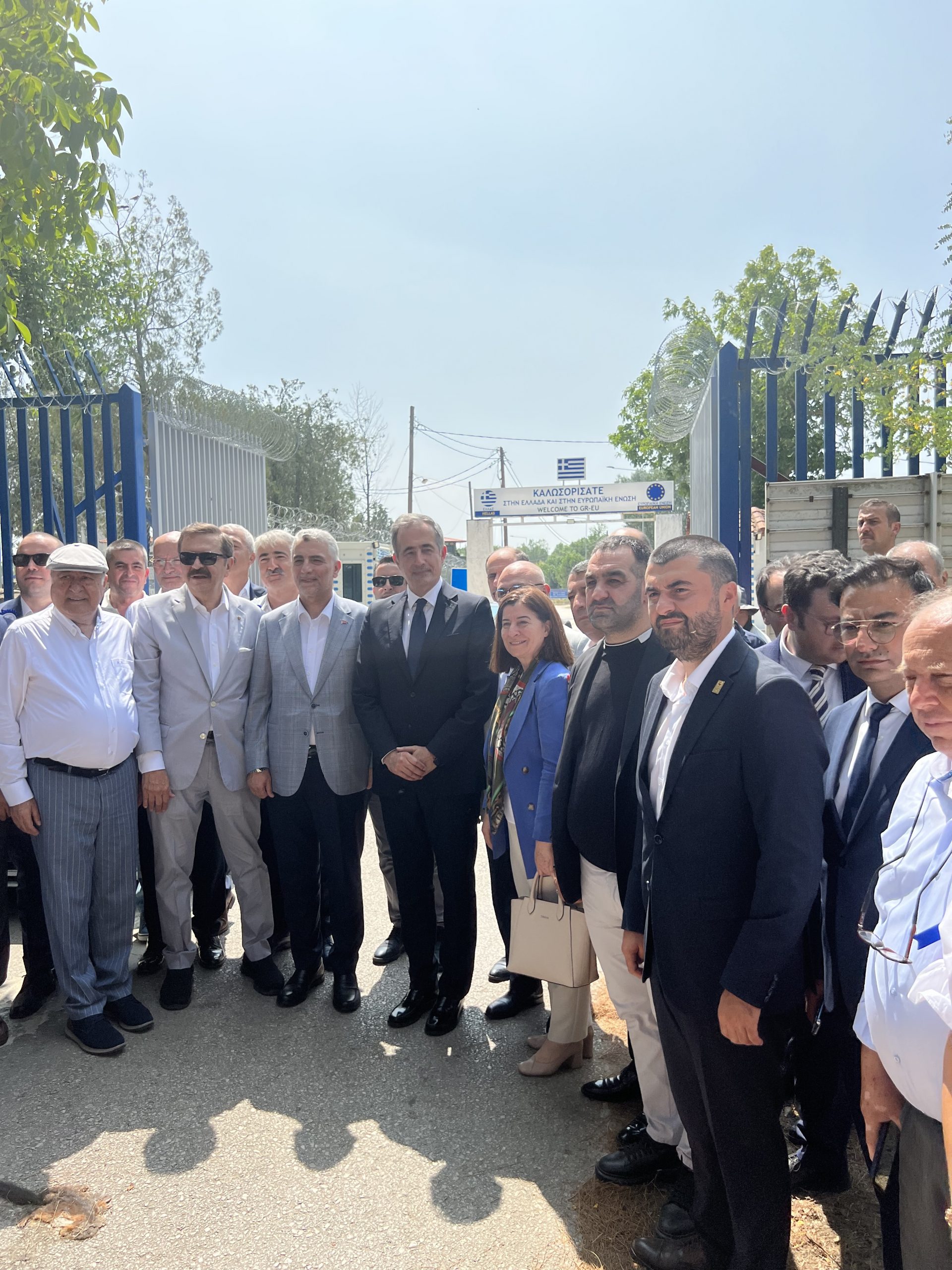Ο κ. Στάθης Κωνσταντινίδης στα εγκαίνια της νέας τουρκικής συνοριακής ...