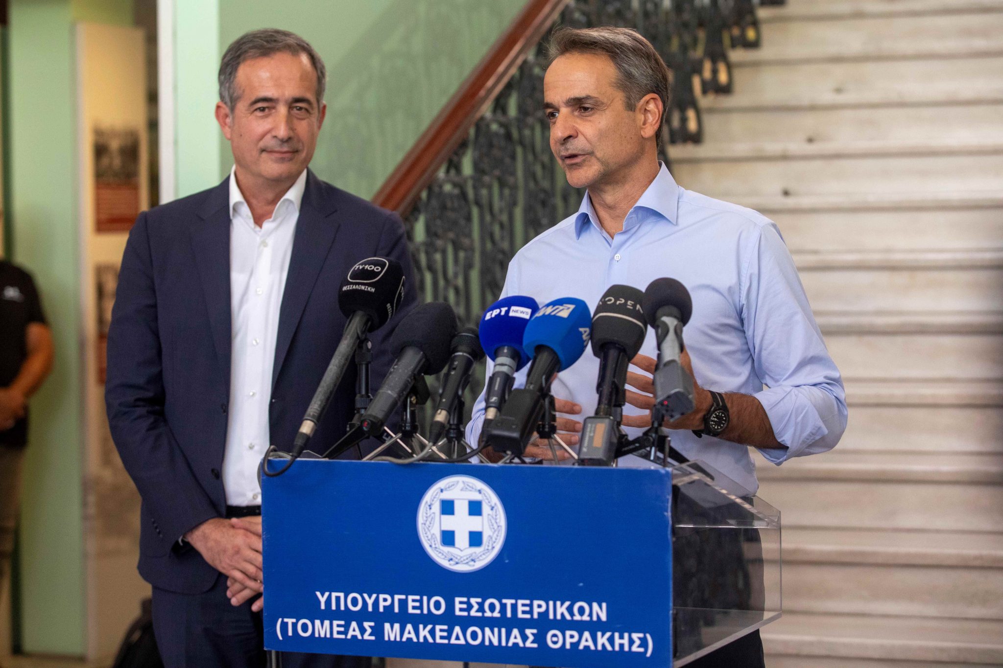 Σύσκεψη του Πρωθυπουργού Κυριάκου Μητσοτάκη με τους βουλευτές Α’ και Β ...